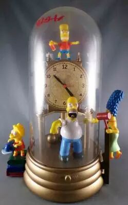 The Simpsons - Sammax America LLC 2003 - Animated Talking Dome Clock