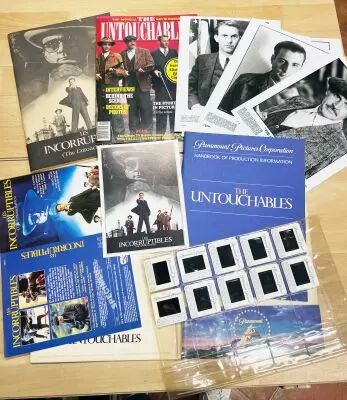 The untouchables (Movie 1987) Press Kit and other vintage material