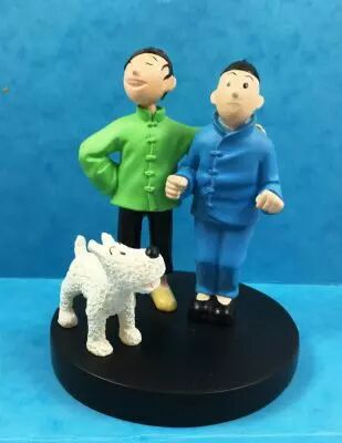Tintin - Figurine Résine Moulinsart - Tintin & Abdullah