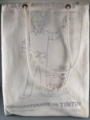 Tintin - Lombard 1979 - Fabric Bag Tintin's jubilee