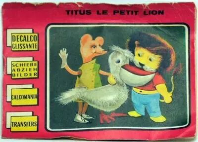 Titus le Petit Lion - Livret de décalcos (neuve)