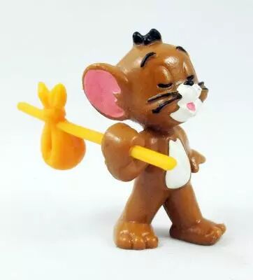 Tom & Jerry - Figurine Pvc Bully 1984 - Jerry avec Baluchon